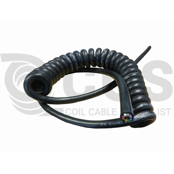 Coil Cable Specialist Inc. - Custom Coiled Cords 18 AWG 10 CONDUCTOR ...